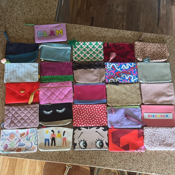 ipsy | Bags | Ipsy Colorful Cosmetic Bags Collection | Poshmark